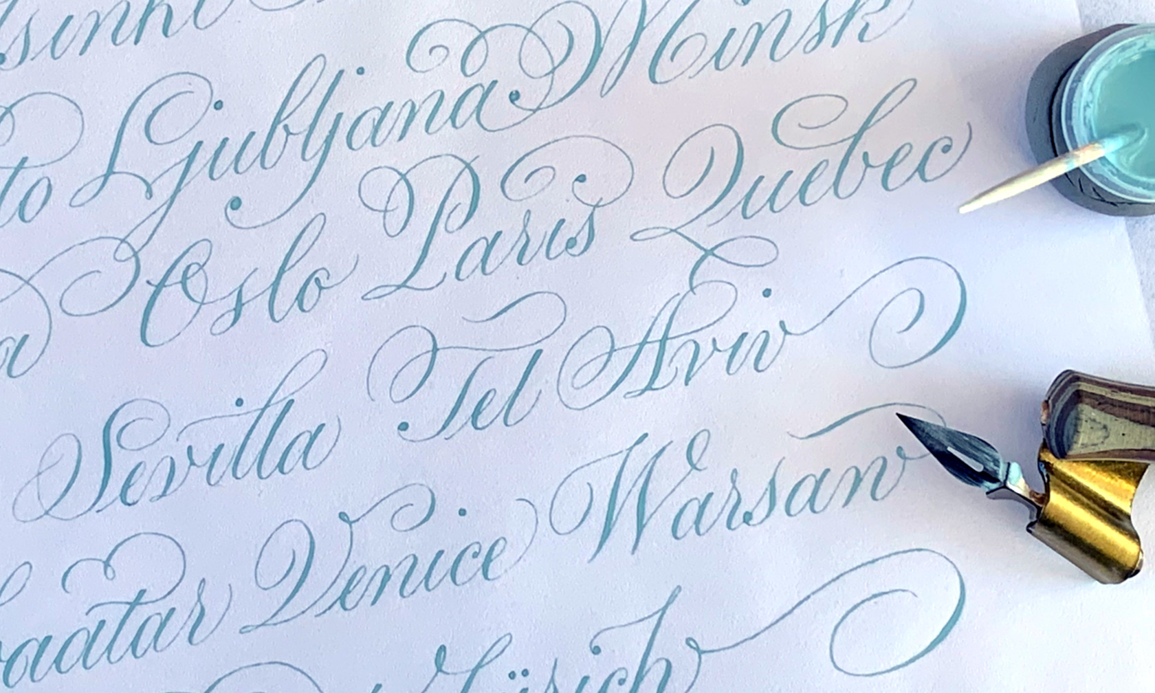 Federflug Kalligrafie :: Lernen | Workshops :: Calligraphy :: Kalligrafie